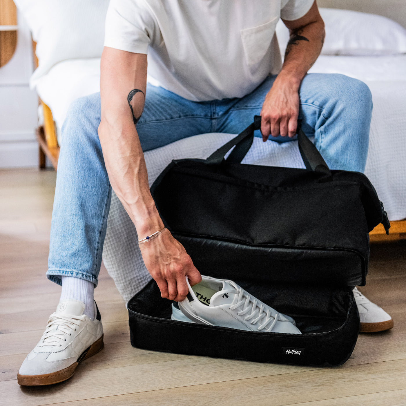 The Double Decker Weekender | Gym & Travel Bag | Halfday