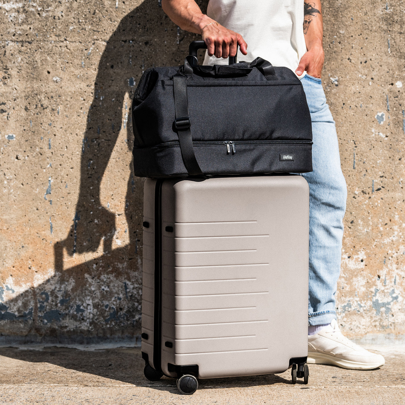 The Double Decker Weekender | Gym & Travel Bag | Halfday
